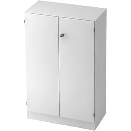 Aktenschrank, 2 Fachb&ouml;den, HxBxT 1270 x 800 x 420 mm, wei&szlig; kaiserkraft