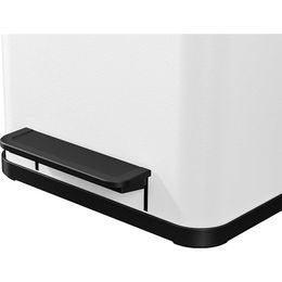 Hailo Tretabfallsammler &Ouml;ko, duo Plus M, Volumen 2 x 9 l, wei&szlig;