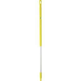 vikan Aluminiumstiel, ergonomisch, &Oslash; 31 mm, L&auml;nge 1310 mm, VE 10 Stk, gelb