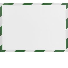MAGNETOPLAN Magnetrahmen SAFETY, VE &agrave; 5 Stk, Format DIN A4, gr&uuml;n-wei&szlig;