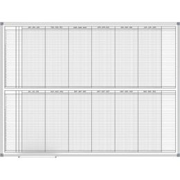 Maul Plantafel Maulstandard, Jahresplaner, 14 Monate, kunststoffbeschichtet, Breite 1200 mm