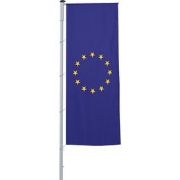 Mannus Auslegerflagge/Länder-Fahne, Format 1,2 x 3 m, Europa-Fahne