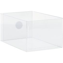 Palettenfu&szlig;klammern, mit aufgesetzter Tasche, transparent, VE 100 Stk kaiserkraft