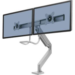 Fellowes EPPA CROSSBAR-Monitorarm, Schwenkbereich 20°, HxBxT 830 x 160 x 230 mm, silber