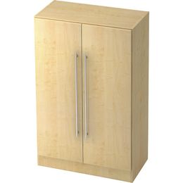 Aktenschrank, Höhe 1270 mm, 2 Fachböden, Dekor Ahorn kaiserkraft