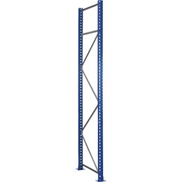 Schulte Palettenregal-Ständerrahmen, Stahl, Höhe 2500 mm, Stützrahmen-BxT 76 x 800 mm