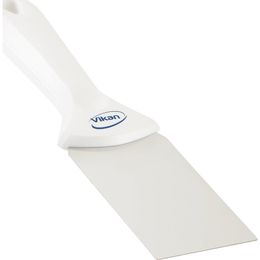 vikan Handschaber mit Edelstahlblatt, Breite 50 mm, VE 10 Stk, wei&szlig;