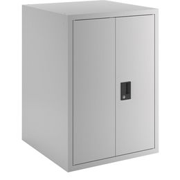 LISTA Aufsatzschrank mit Fl&uuml;gelt&uuml;ren, mit Vollblecht&uuml;ren, HxBxT 1000 x 717 x 725 mm, lichtgrau