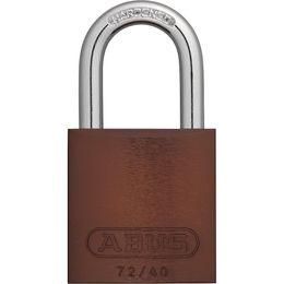 Abus Vorh&auml;ngeschloss, Aluminium, 72/40, VE 6 Stk, braun