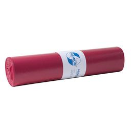 Deiss Abfalls&auml;cke, LDPE, 120 l, 37 &micro;m, BxH 700 x 1100 mm, VE 250 Stk, rot