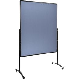 Legamaster Moderationswand Premium Plus, Tafelformat 1200 x 1500 mm, Filz, blaugrau, fest