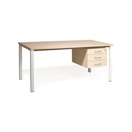 Unterschrank f&uuml;r Desk Duo, BxT 428 x 600 mm, Birke kaiserkraft