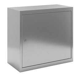 Edelstahl-H&auml;ngeschrank, HxBxT 600 x 650 x 320 mm, 2 Fachb&ouml;den kaiserkraft