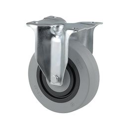 tente Polyamid-Rad, grau, Rad-&Oslash; x Breite 100 x 36 mm, Bockrolle