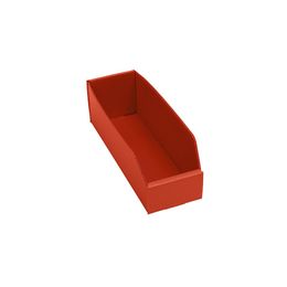 Kunststoff-Regalkasten, faltbar, LxBxH 300 x 100 x 100 mm, rot, VE 25 Stk kaiserkraft
