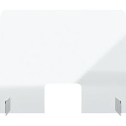 MAGNETOPLAN Theken- und Tischaufsteller, Acrylglas, transparent, 5 mm dick, HxBxT 670 x 845 x 240 mm, ab 5 Stk