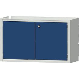 ANKE Fl&uuml;gelt&uuml;rschrank, BxTxH 760 x 330 x 450 mm, enzianblau