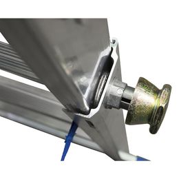 Krause Teleskop-Plattformleiter, h&ouml;henverstellbar durch ClickMatic-System, 6 - 8 Sprossen