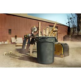 Rubbermaid Universalcontainer BRUTE , rund, Inhalt 121 l, grau