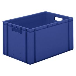 Euro-Format-Stapelbehälter, Wände und Boden geschlossen, LxBxH 600 x 400 x 320 mm, blau, VE 5 Stk kaiserkraft
