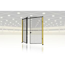 Axelent Türanbaupaket X-Guard (ohne Türwandelement, Stützen und Verriegelung), Doppeltür als Schwenktür, HxB 2000 x max. 3000 mm