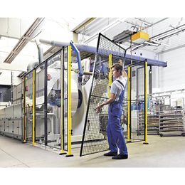 Axelent T&uuml;ranbaupaket X-Guard (ohne T&uuml;rwandelement, St&uuml;tzen und Verriegelung), Einzelt&uuml;r als Schiebet&uuml;r, HxB 2500 x max. 1000 mm