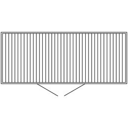 LaCont Gefahrstoff-Container auch zur aktiven Lagerung entz&uuml;ndbarer Stoffe, Au&szlig;en-HxBxT 2385 x 5075 x 2075 mm, verzinkt