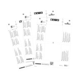 Durable Ersatzkarten für Tischschild, für HxB 52/104 x 100 mm, VE 200 Stk