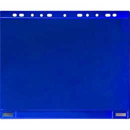 Tarifold Magnetische Sichttasche mit Abheftrand, magnetisch, DIN A4, VE 5 Stk, blau