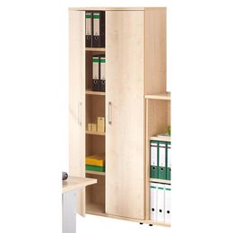 PETRA - Aktenschrank, HxBxT 1851 x 800 x 362 mm, Ahorn-Dekor kaiserkraft