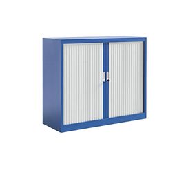 eurokraft pro Rollladenschrank, BxT 1200 x 450 mm, H&ouml;he 1050 mm, enzianblau