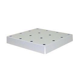ASECOS Lochblechabdeckung f&uuml;r Bodenauffangwanne, BxTxH 409 x 474 x 107 mm, pulverbeschichtet