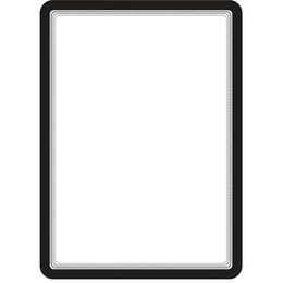 Tarifold Pr&auml;sentationssichth&uuml;lle DIN A4, mit magnetischem Verschluss, selbstklebend, schwarz, VE 2 Stk