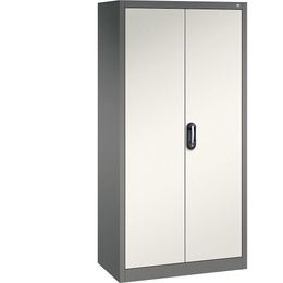 C+P ACURADO Universalschrank, BxT 930 x 500 mm, vulkangrau / perlwei&szlig;