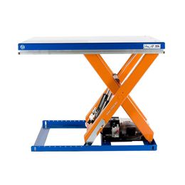 Edmolift Kompakt-Hubtisch, Tragf&auml;higkeit 2000 kg, Plattform LxB 1300 x 800 mm, Nutzhub 820 mm