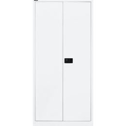 Bisley UNIVERSAL Fl&uuml;gelt&uuml;renschrank, HxBxT 1950 x 914 x 400 mm, mit Garderobeneinsatz, verkehrswei&szlig;