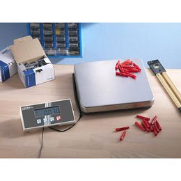 Kern Paketwaage, robuste Wiegefl&auml;che, W&auml;gebereich bis 300 kg, Ablesbarkeit 100 g, W&auml;geplatte 550 x 550 mm