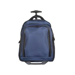 Dermata 2-Rollen Rucksacktrolley 47 cm Laptopfach in blau | Gr.: onesize