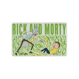 Rick and Morty Brettchen Fr&uuml;hst&uuml;cksbrettchen Schneidebrettchen in wei&szlig; | Gr.: onesize
