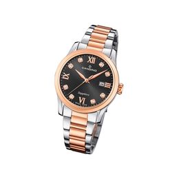 Analog-Armbanduhr Candino Elegance roségold, silber mittel (ca. 33mm) | Gr.: onesize