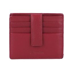 Esquire Oslo Kreditkartenetui RFID Leder 9,5 cm in rot | Gr.: onesize