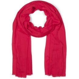 styleBREAKER Schal mit Fransen in Rot | Gr.: onesize