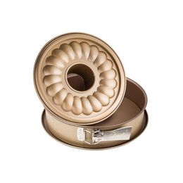 Zenker Springform mit Flach- und Rohrboden und Auslaufschutz Mojave gold, &Oslash; 26 cm | Gr.: onesize