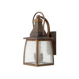 Licht-Erlebnisse Au&szlig;en Wandlampe (B)14 x (H)27 cm in Sienna-Braun | Gr.: onesize