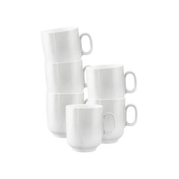 Seltmann Weiden 6er Set Henkelbecher Sento Home 400 ml in Aura white | Gr.: onesize