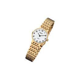 Regent Uhren Analog-Armbanduhr Regent Metallarmband gold klein (ca. 24mm) | Gr.: onesize