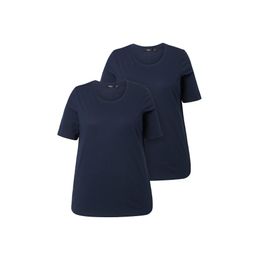 Ulla Popken Shirt in marine | Gr.: 46-48