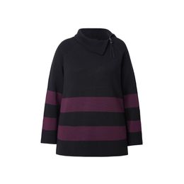 Ulla Popken Pullover in dunkel weinrot | Gr.: 46-48