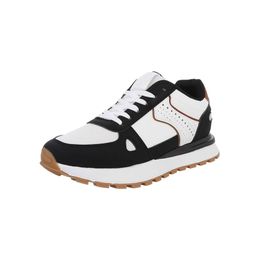 Ital-Design Freizeitschuh in Schwarz und Wei&szlig; | Gr.: 42