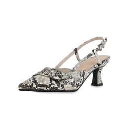 VAN HILL Slingpumps Penelope in Beige Snake | Gr.: 36